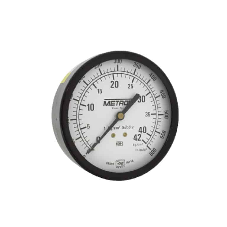 Manómetro metrón 89110/4-4 de 0-4 Kg de 3.1/2″ – Outlet Ferretero