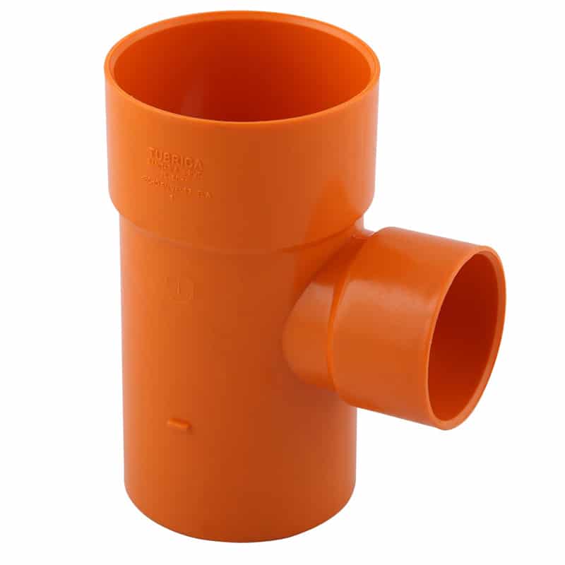 Tee PVC P/Pad Corrugado De 6 Plg X Plg – Outlet Ferretero