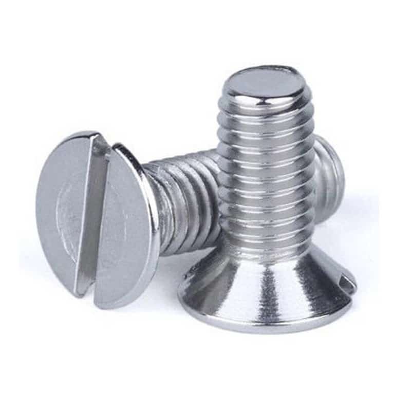 Dimensiones Del Tornillo De Cabeza Plana