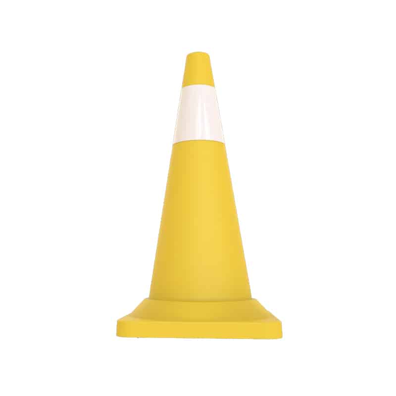 Cono de pvc amarillo con reflejante 71 cm – Outlet Ferretero